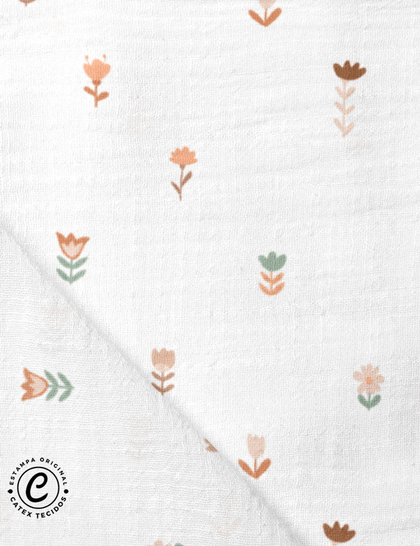 Tecido Fralda Estampada - Coleção Outono na Floresta - Bloom – Catex ...